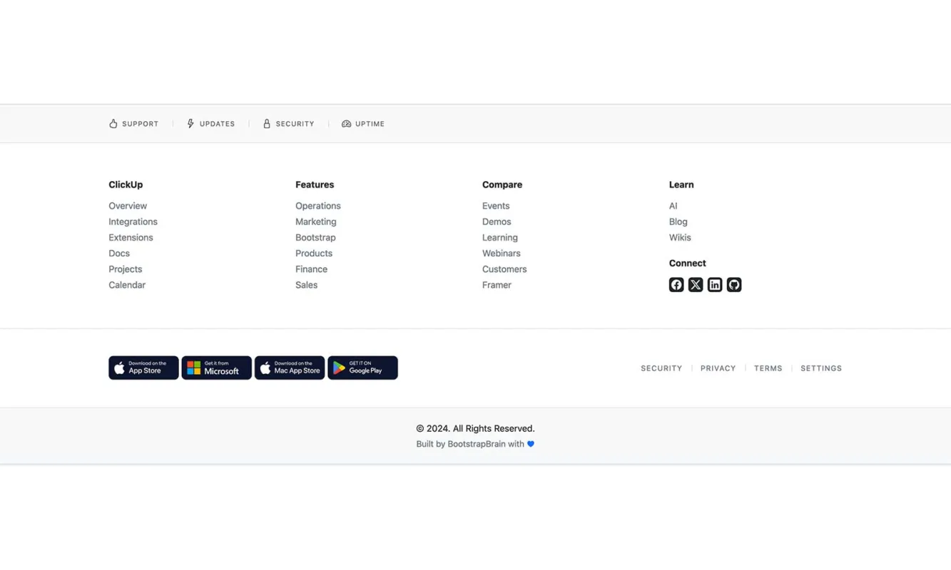 15 Best Free Bootstrap Footer Templates 2025 BootstrapBrain